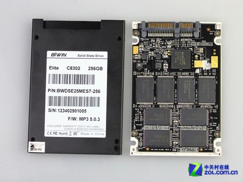 BIWIN C8302 256GB SSD拆解_BIWIN Elite C8302_固态硬盘评测-中关村在线