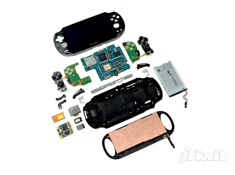 30张高清大图 Sony全新掌机PSV拆解_索尼 PSV（3G/Wi-Fi版）_MP3评测-中关村在线