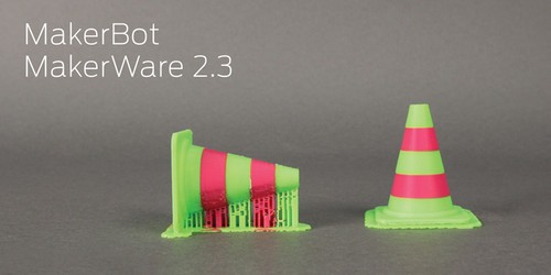 MakerBot发布MakerWare 2.3 驱动软件（全文）_3D打印机_办公打印3D打印-中关村在线
