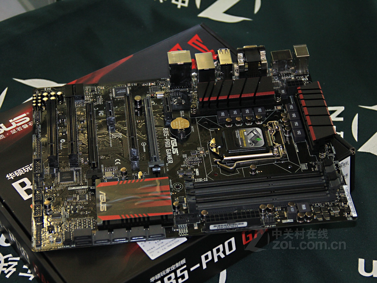 【原始大图】华硕B85-PRO GAMER实拍图图片欣赏-ZOL中关村在线