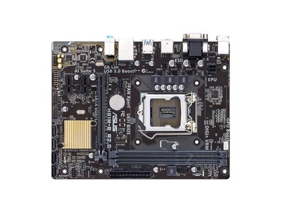 【高清图】华硕(asus)H81M-D PLUS整体外观图 图2-ZOL中关村在线