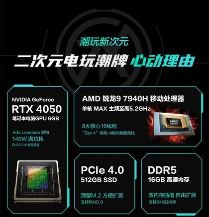 【华硕天选4 锐龙版 R9 7940H/16GB/512GB/RTX4050/2.5K/165Hz/青】报价_参数_图片_论坛_ASUS 天选4华硕笔记本电脑报价-ZOL中关村在线