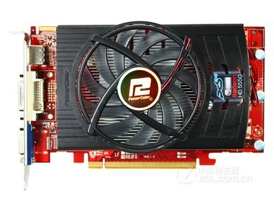 【高清图】迪兰(powercolortech)恒进HD5550恒金D3三代1G整体外观图 图1-ZOL中关村在线