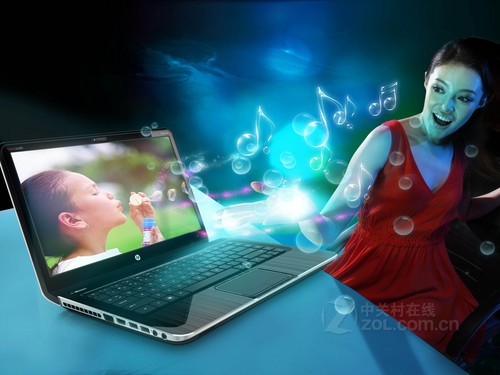 惠普精致拉丝惹人爱_惠普 dv4-5a03TX_笔记本导购-中关村在线