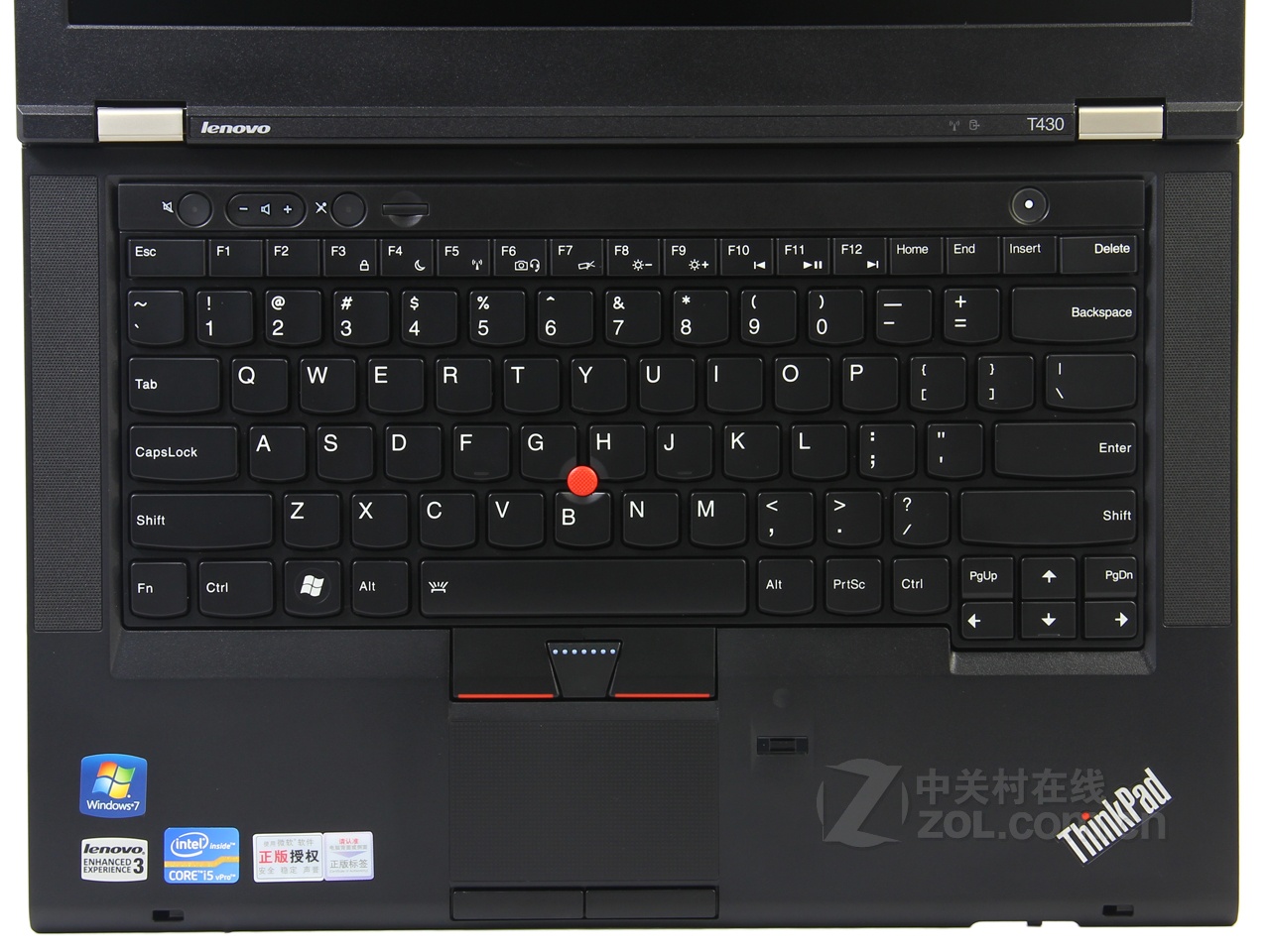 【原始大图】ThinkPad T430系列键盘面图片欣赏-ZOL中关村在线